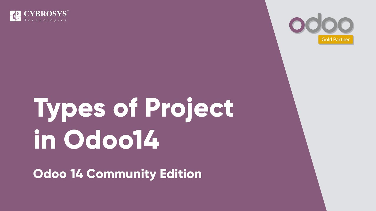 Types of Project in Odoo14 | Odoo 14 Community - YouTube
