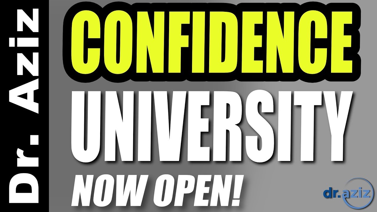 Confidence University Is Finally Here! - YouTube