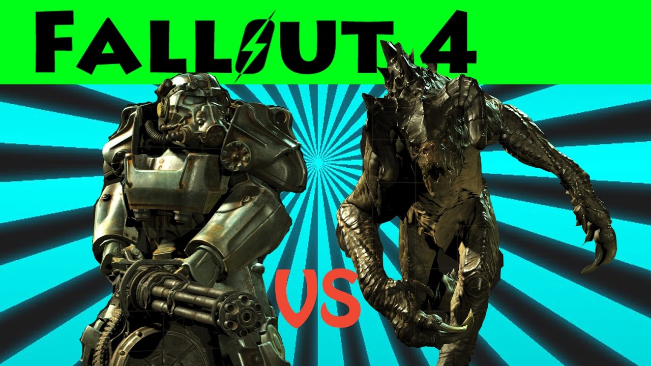 Fallout 4 - BoS vs Deathclaws 1 - YouTube