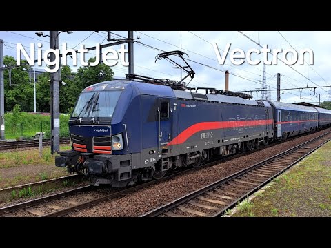 New NightJet Vectron at Schaerbeek - YouTube