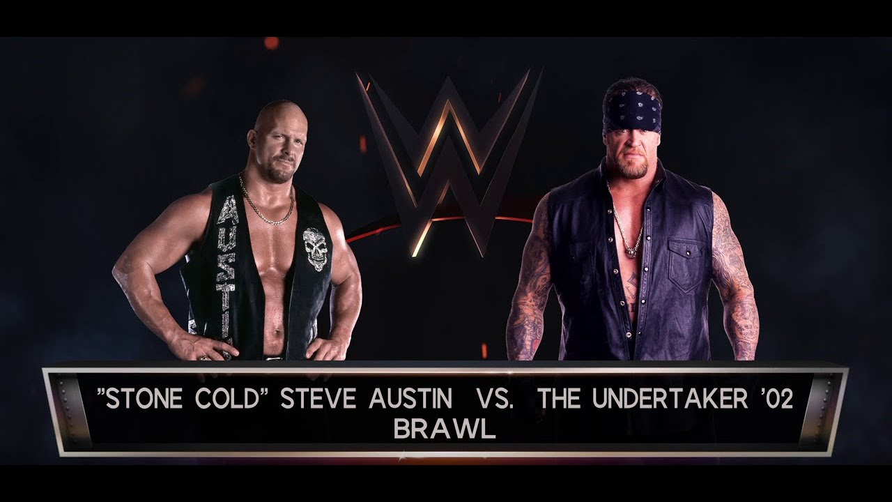 WWE 1 on 1 Back Stage Barwl Match The Undertaker vs Stone Cold - YouTube