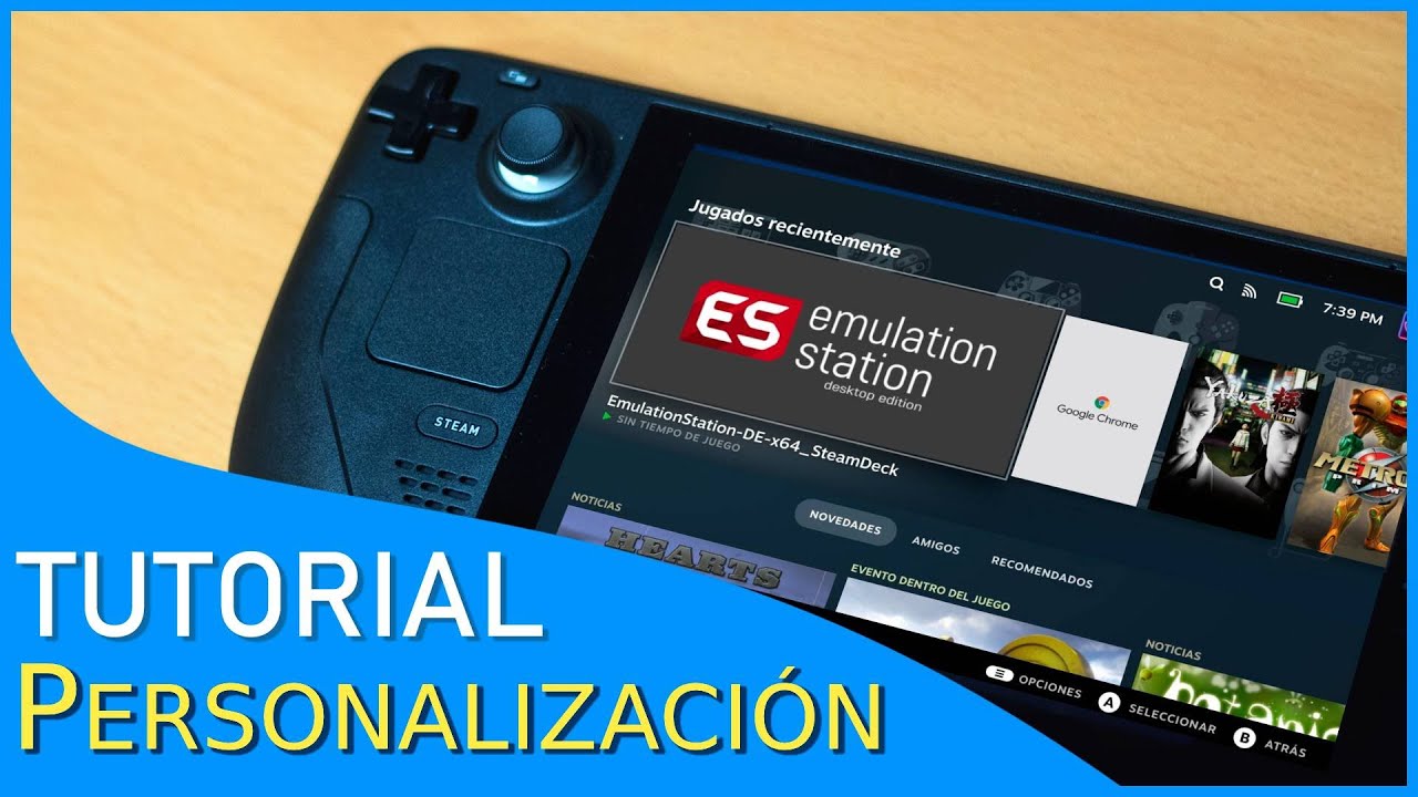 Cómo PERSONALIZAR carátulas en STEAM DECK - YouTube
