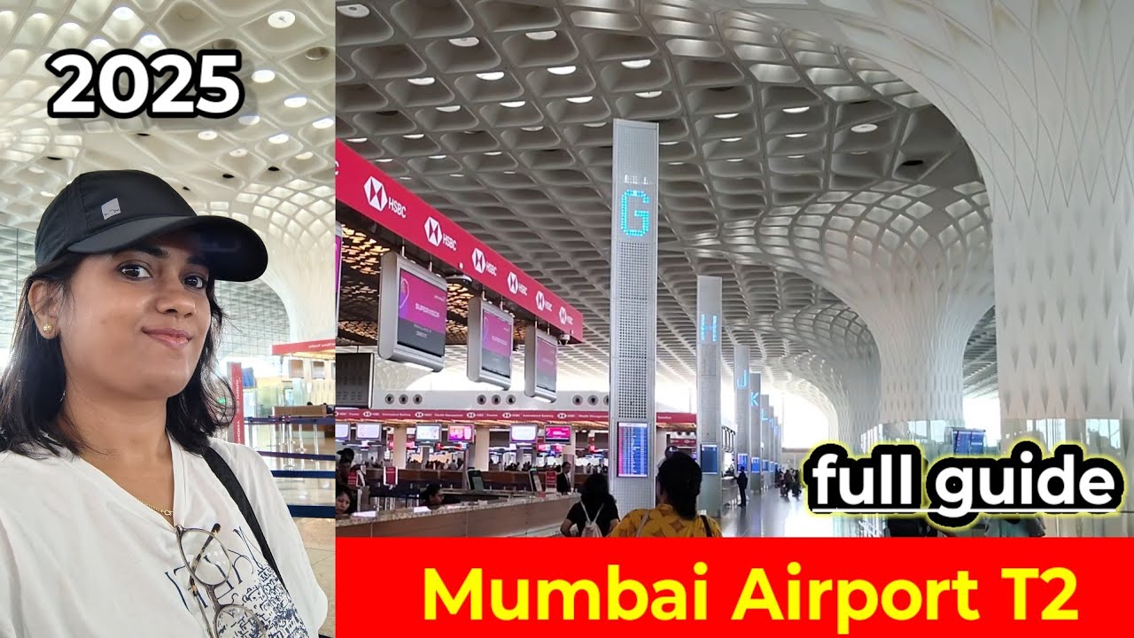Mumbai International Airport Terminal2 Full Tour/Chhatrapati Shivaji ...