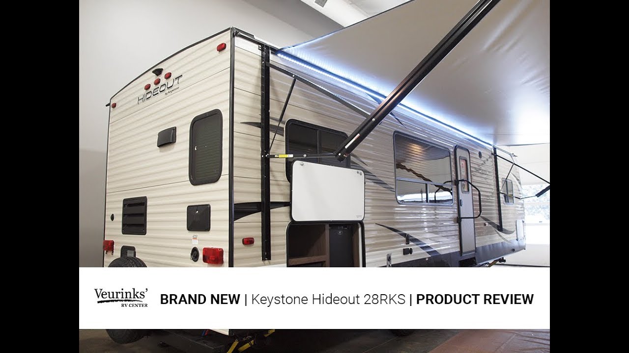 2018 Keystone Hideout 28RKS | Rear Kitchen Travel Trailer | Veurinks ...