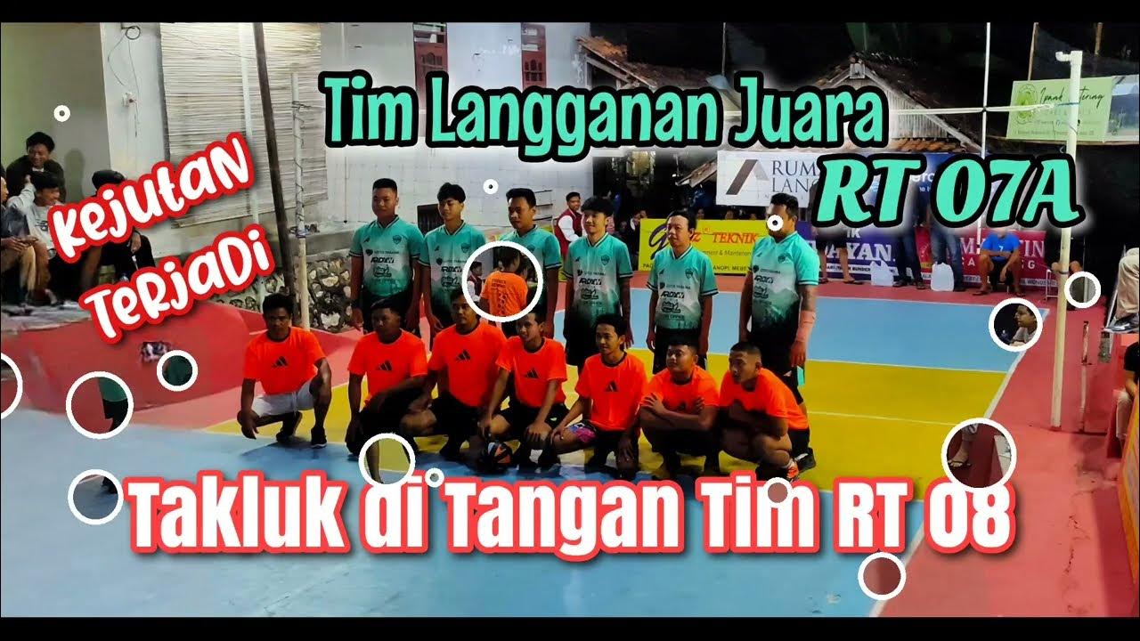 Lomba Bola Voli Plastik antar RT Dusun Tawarsari RT 07A vs RT 08 dalam rangka HUT RI 78 ...