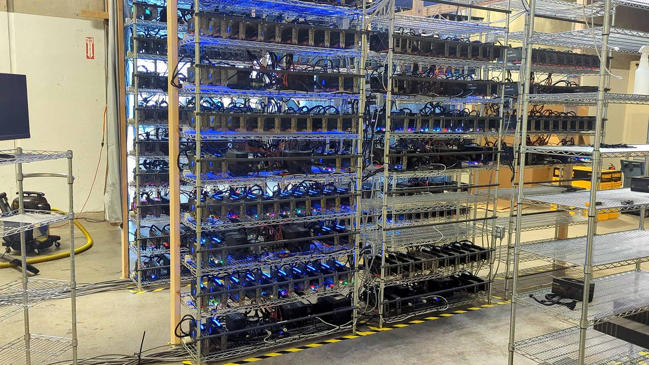 GPU Mining Farm - Finished Farm, 100 Amps at 480v, 350 GPUS, 3080 ...