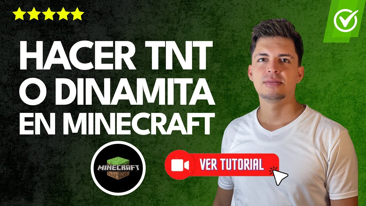 ¿Cómo HACER DINAMITA o TNT en Minecraft? - Fabricación y usos🎮 - YouTube