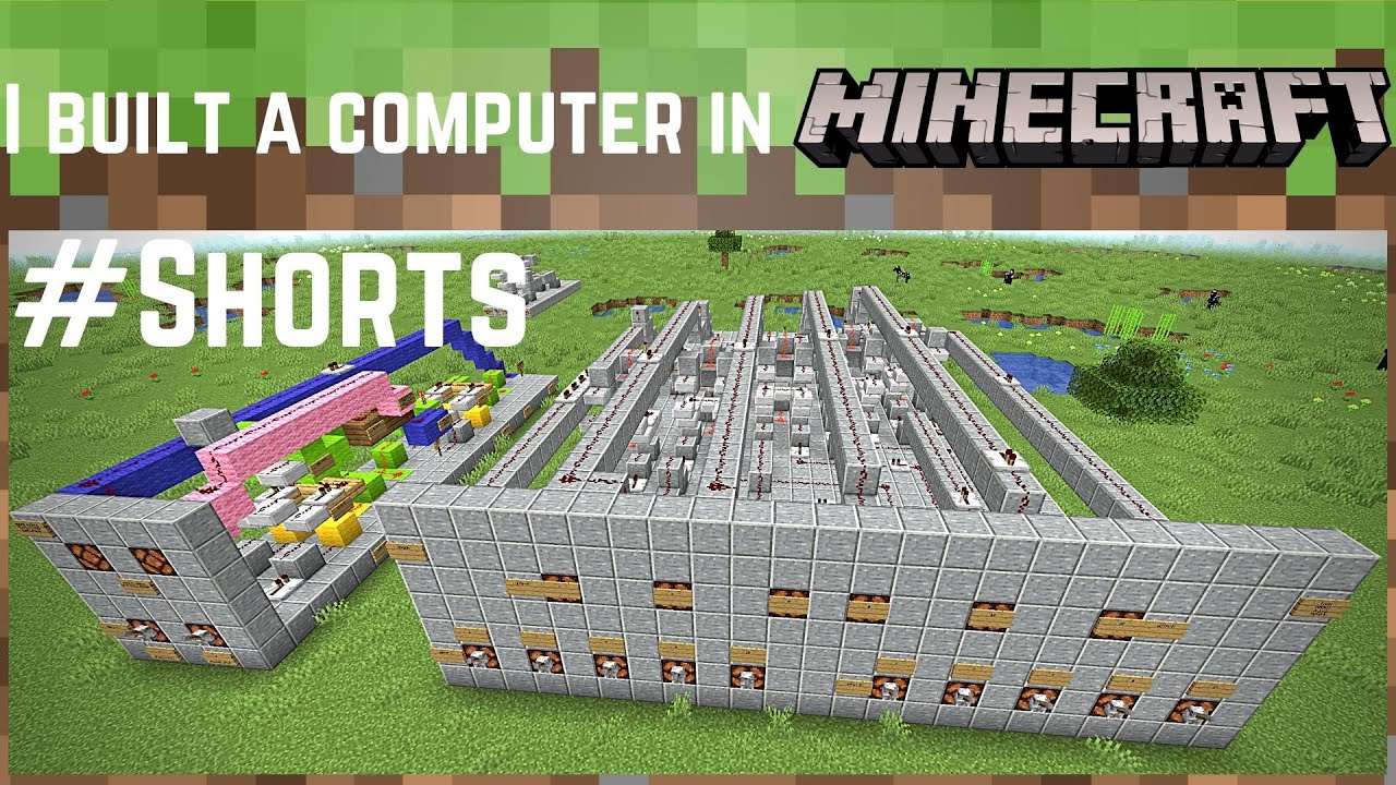 I Built a COMPUTER in MINECRAFT (#Short) - YouTube