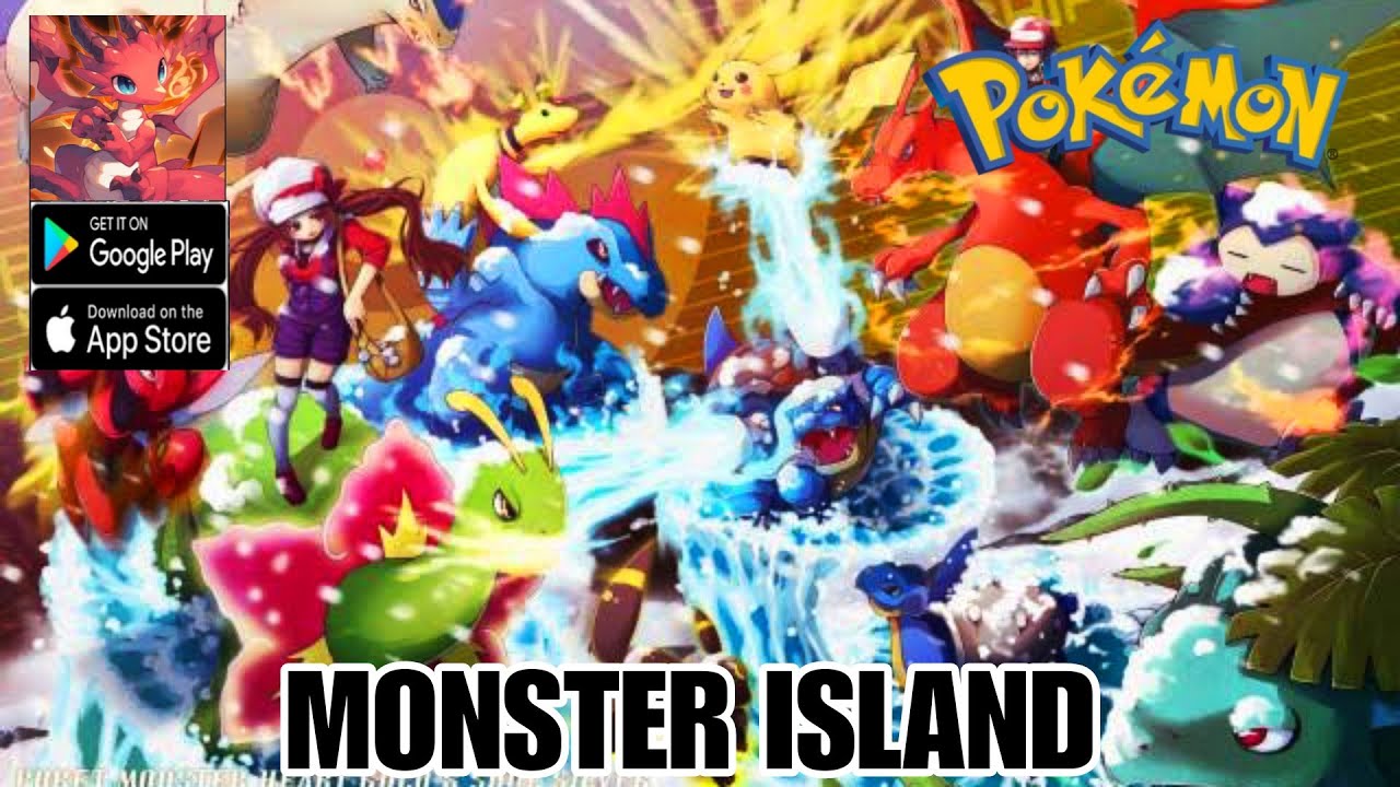 Monster Island Gameplay - Pokemon RPG Game Android - YouTube