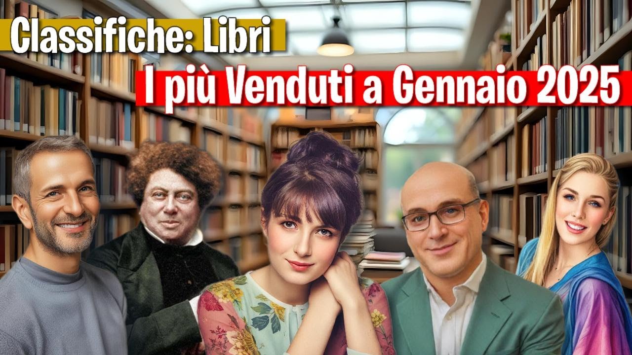Bestsellers Italiani: i Più Venduti a Gennaio 2025 #libri #letture # ...