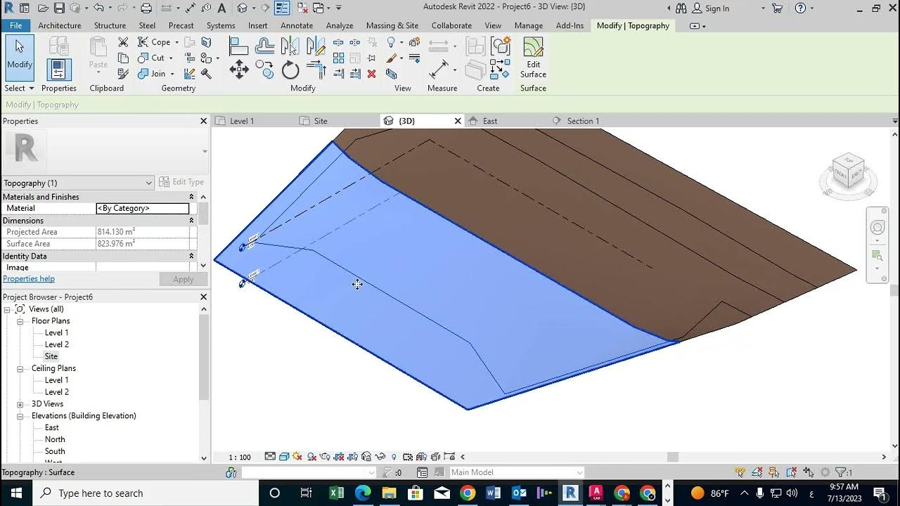 Revit Topography Tutorial - YouTube