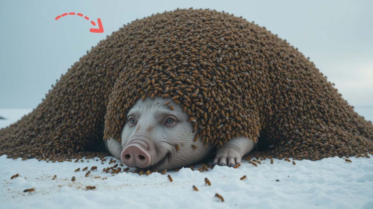 Marines’ Shocking Rescue: Arctic Pig Completely Engulfed by Millions of ...