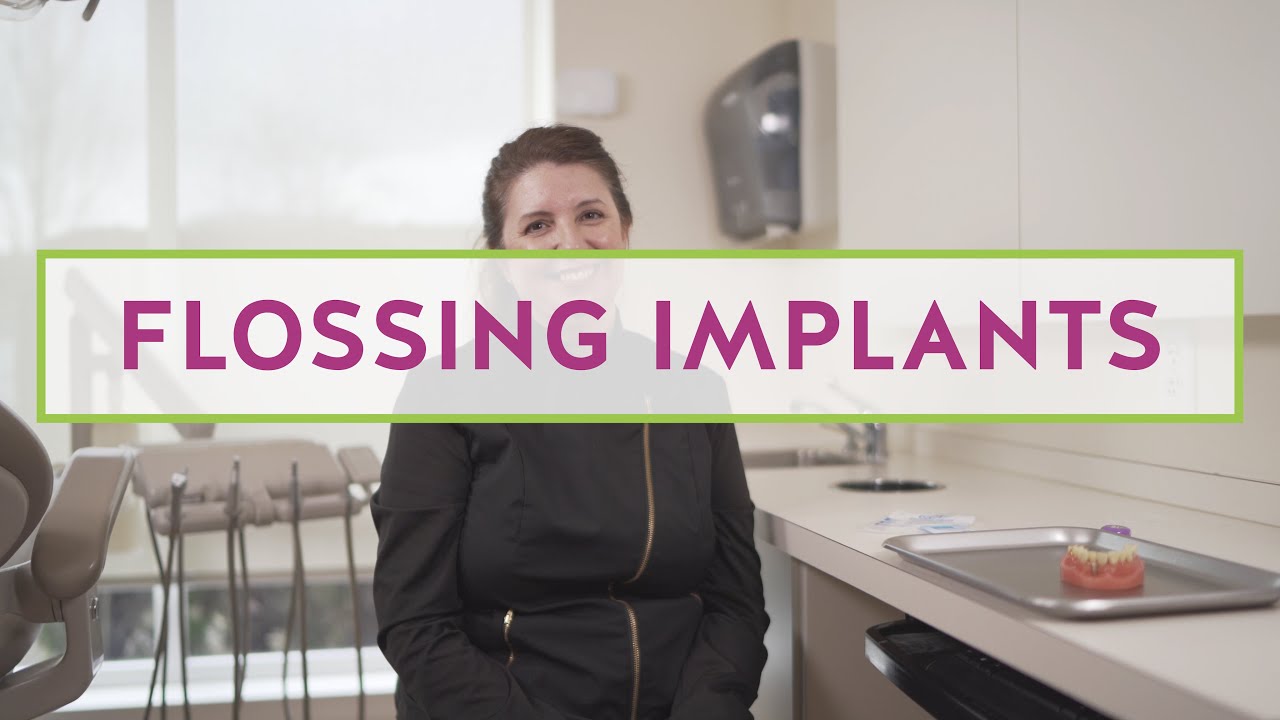 How to Floss Implants - YouTube
