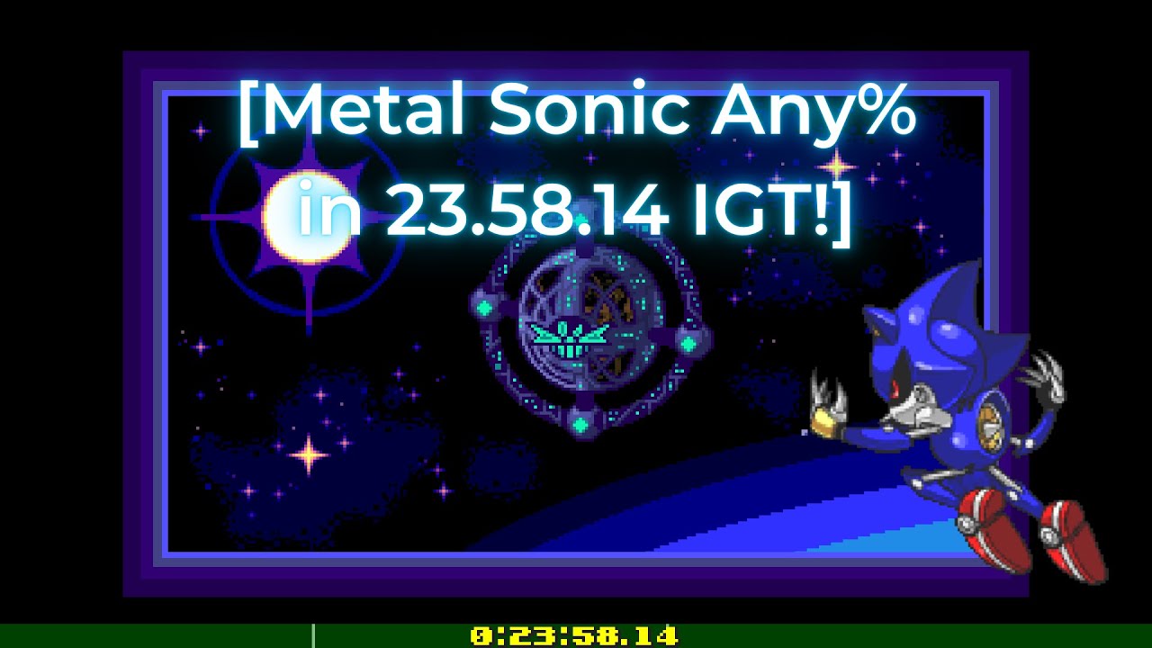 SRB2: Metal Sonic Any% in 23:58.14 IGT! [RTA: 26:12.10, V. 2.2.10 ...