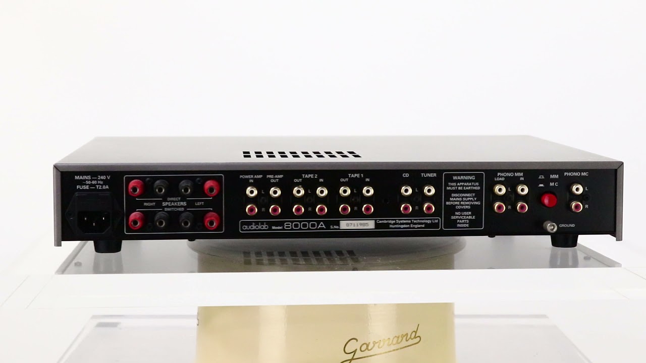 Audiolab 8000A - YouTube