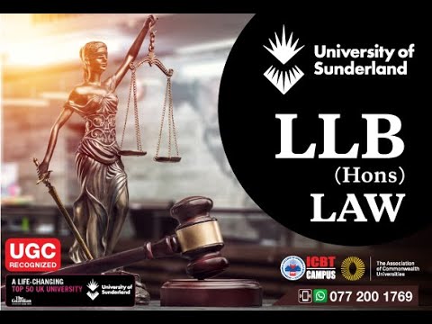 British LLB (Hons) in Law - Step into Your Dream Career with Sunderland ...