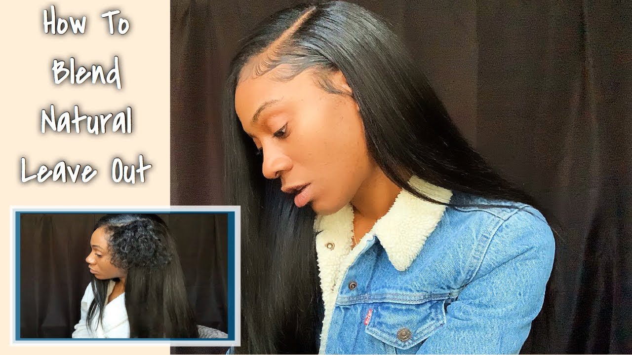 How To Blend Natural Hair w/Extensions | Evrythng E - YouTube
