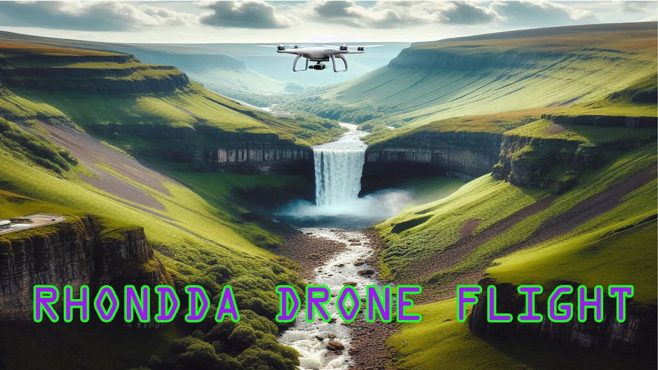 Top Of The Rhondda Valleys By Drone - YouTube