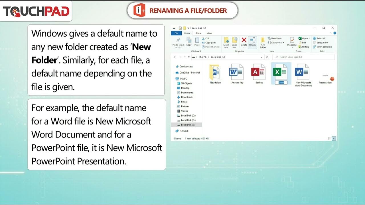 𝐑𝐞𝐧𝐚𝐦𝐢𝐧𝐠 𝐚 𝐅𝐢𝐥𝐞/𝐅𝐨𝐥𝐝𝐞𝐫 |𝐂𝐡 𝟎𝟖|𝐢𝐏𝐥𝐮𝐬 𝐕𝐞𝐫𝟐.𝟎|𝐂𝐥𝐚𝐬𝐬 𝟎𝟒 - YouTube