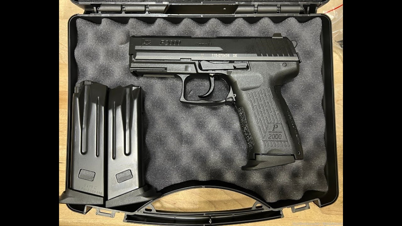 Heckler & Koch P2000 9MM Unboxing + Review + Shoot | 81000044 - YouTube