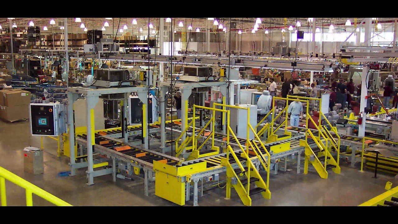 Chain Driven Live Roller System - YouTube