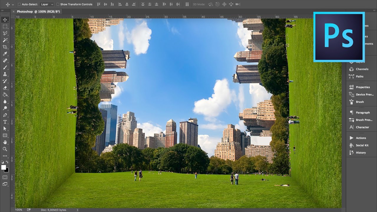 Het Inception effect in Photoshop - YouTube