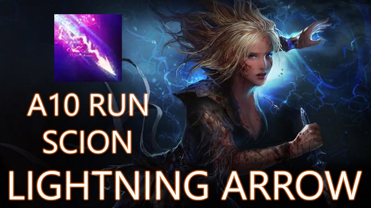 Poe 3.24 Scion Lightning + Manaforged arrow A10 (nerfed in 3.25) - YouTube