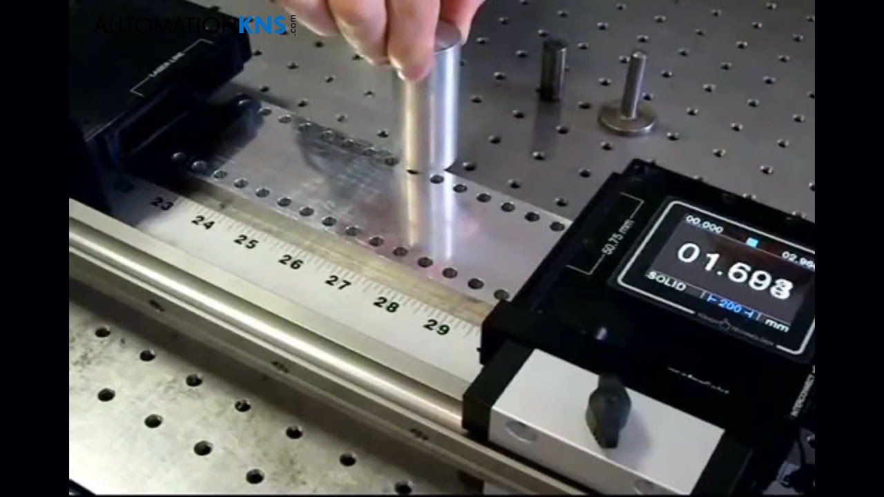 [KNS][Metralight] 레이저 마이크로미터 2in - YouTube