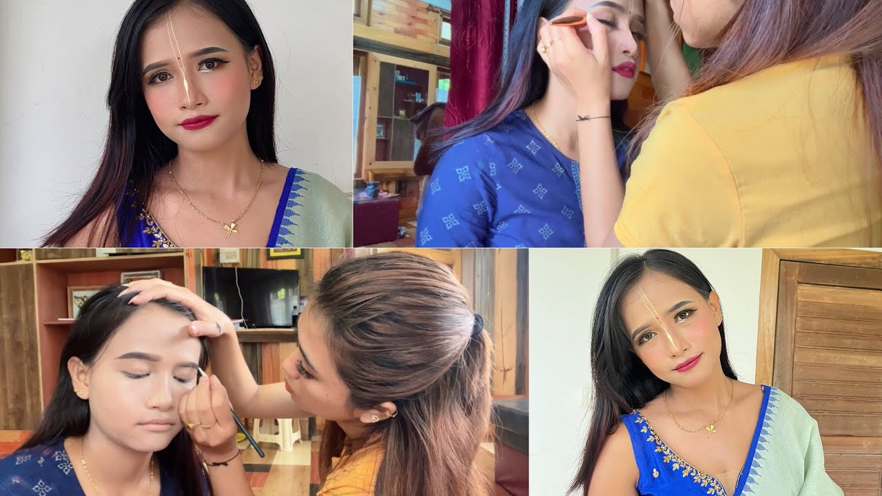 Makeup tutorials macha ama touthok a eikhoi che dah😇 @Yumnamsistersvlog Mou mankhre 😂 - YouTube