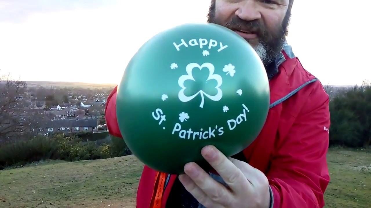 #55 Loudest Balloon Bang You ever heard on St Patricks Day Tangobaldy ...