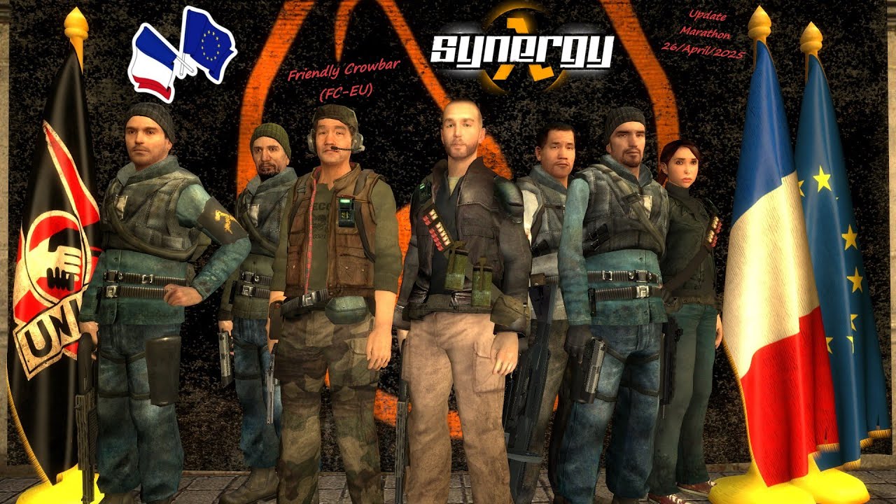 Synergy Update Marathon HL2 Gameplay Friendly Crowbar (FC) EU France ...