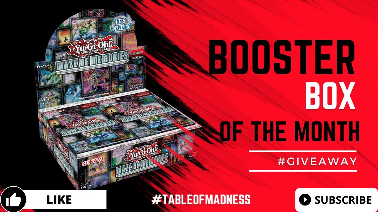 Booster Box of The Month Giveaway (March-April) - YouTube