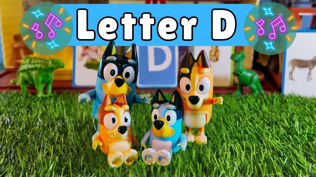 Bluey & Bingo Teach the Letter D | Fun Alphabet Learning & Dancing for ...