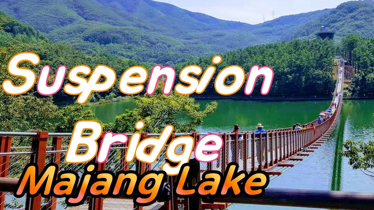 Majang Lake Suspension Bridge , Paju 마장호수 @hikorea88 - YouTube