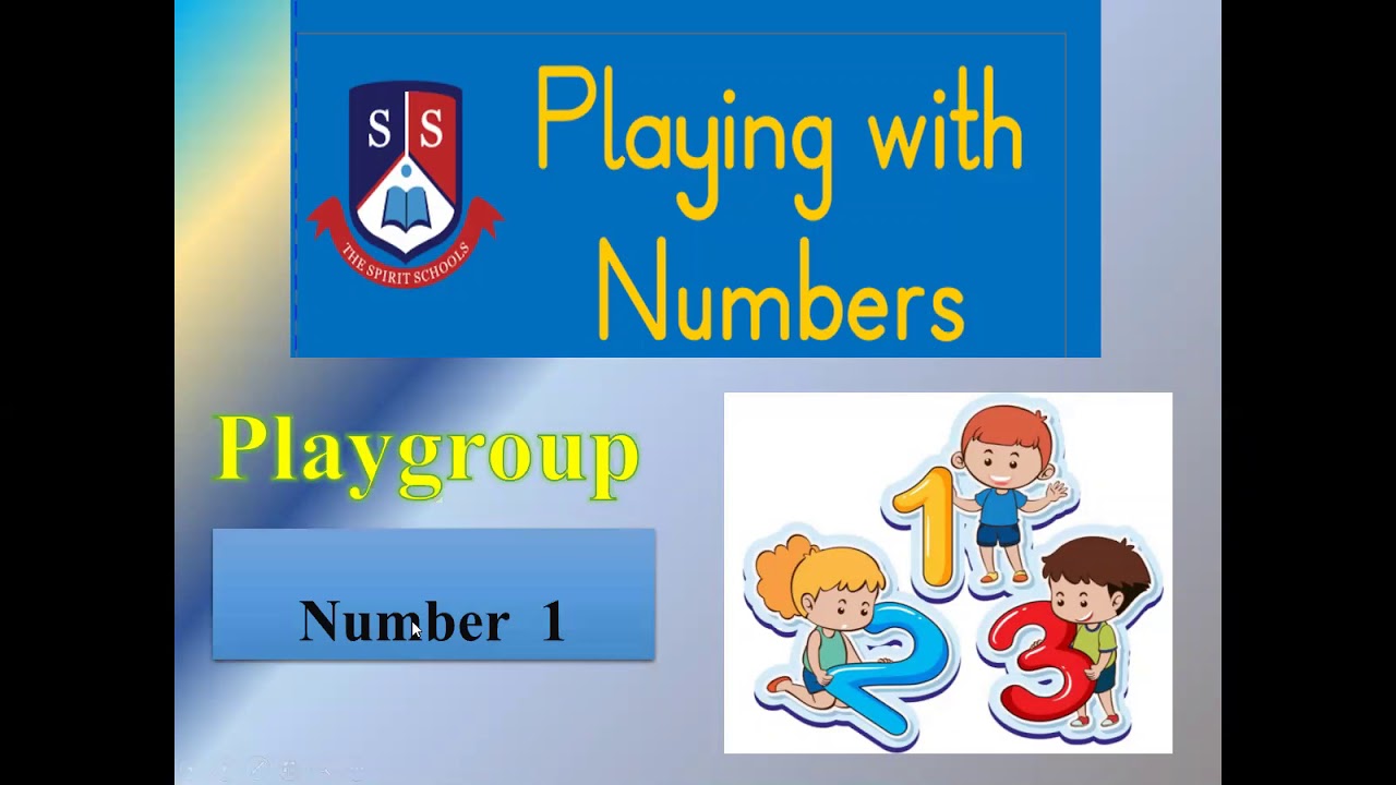 Play Group playing with Numbers lesson 4 - YouTube
