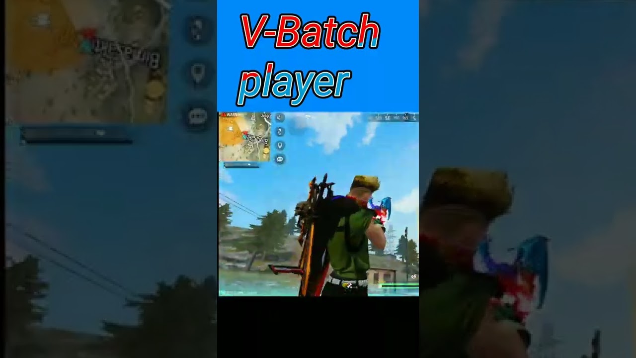 V-Batch player in my game || FREE FIRE 🔥 GAME VIDEO GAMES @SRTV Gaming ...