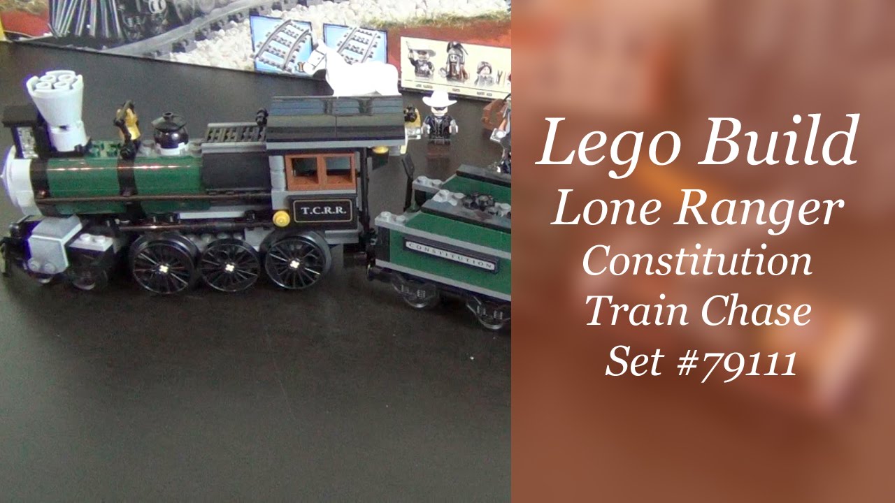 Let's Build - Lego Lone Ranger Constitution Train Chase Set #79111 ...