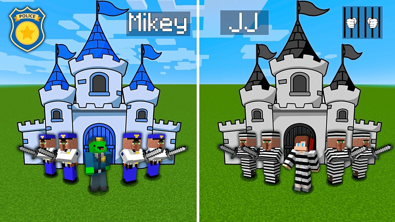 Mikey POLICE vs JJ CRIMINAL Kingdom in Minecraft !! (Maizen) - YouTube