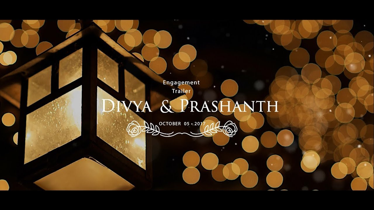 Divya + Prashanth Engagement Teaser - YouTube