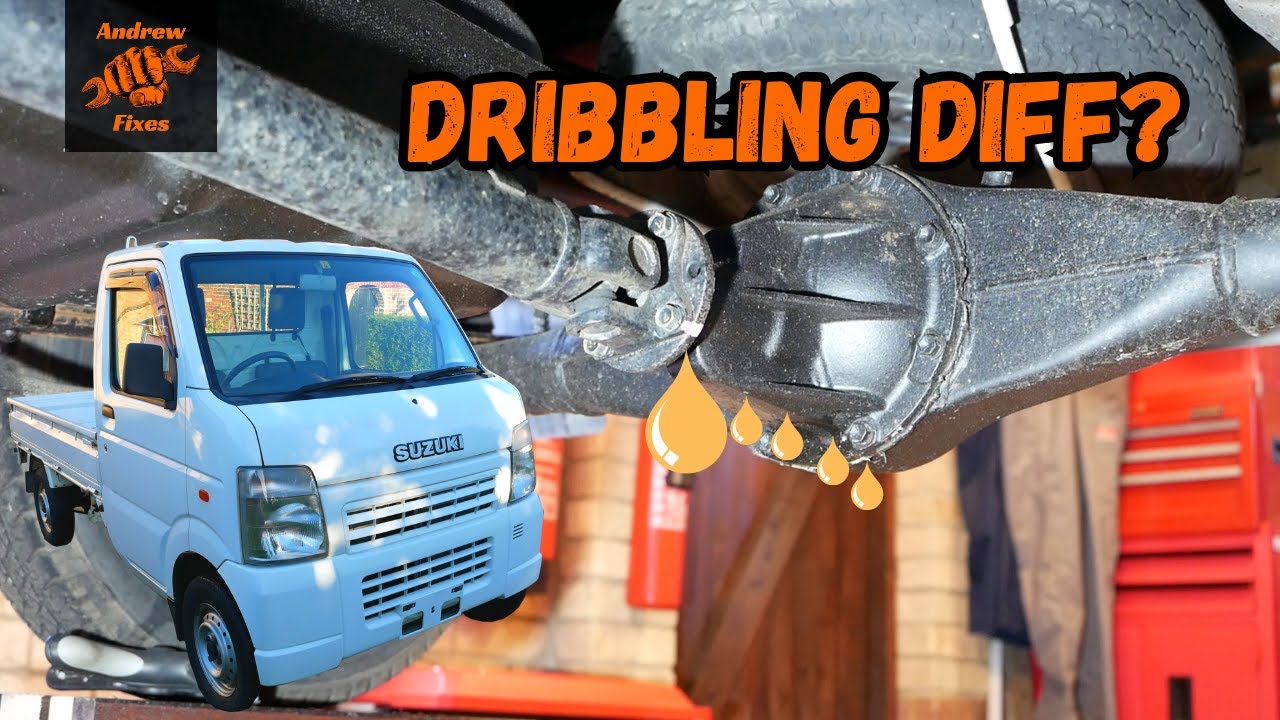Fixing Suzuki Carry differential oil leak | DA63T differential oil seal ...