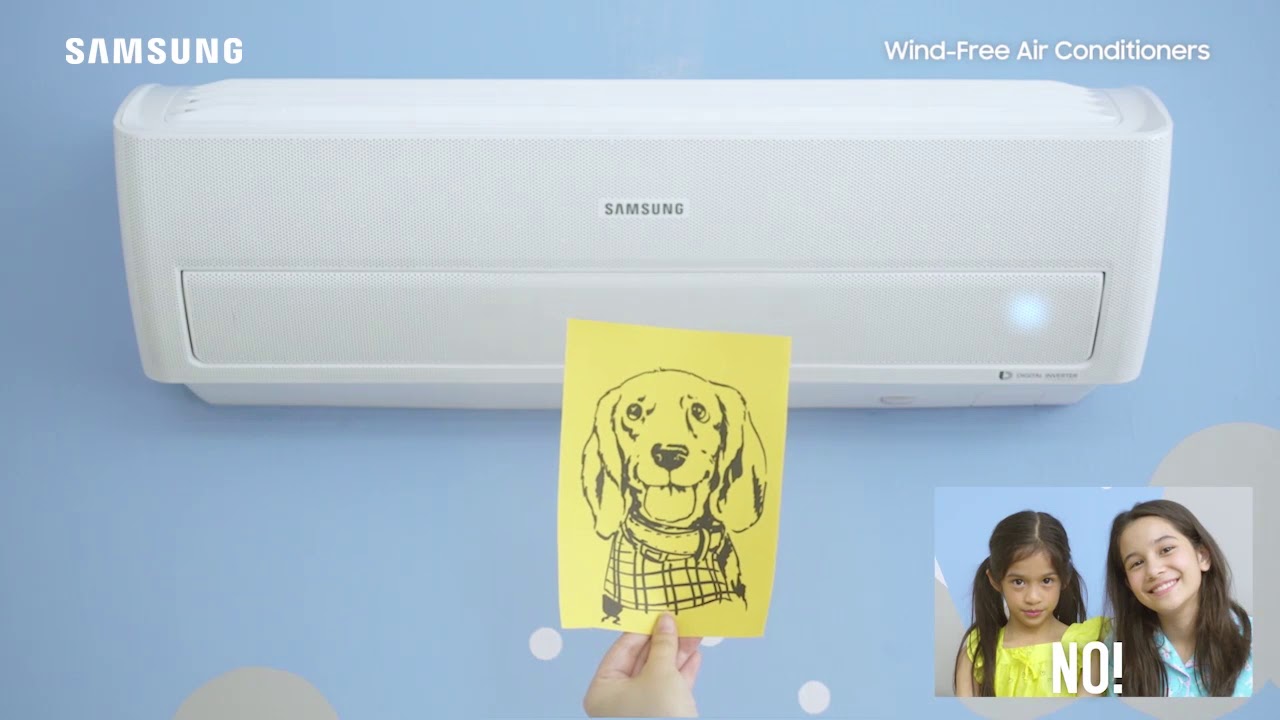 Samsung Wind-Free Air Conditioner - YouTube