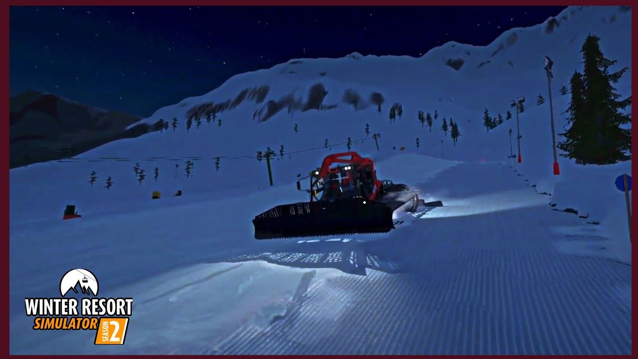 Winter Resort Simulator 2 🇮🇹 / Pistenpräperation neben den Gampenliften... Teil 1/2 - YouTube