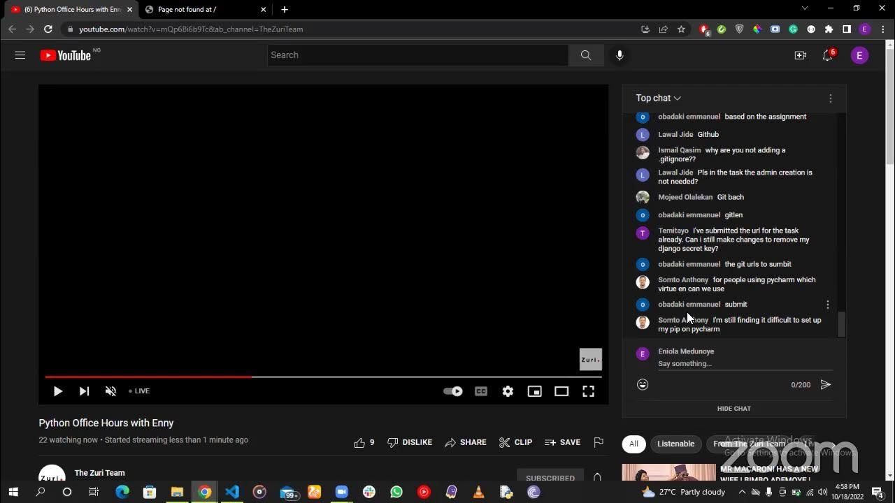 Python Office Hours with Enny - YouTube