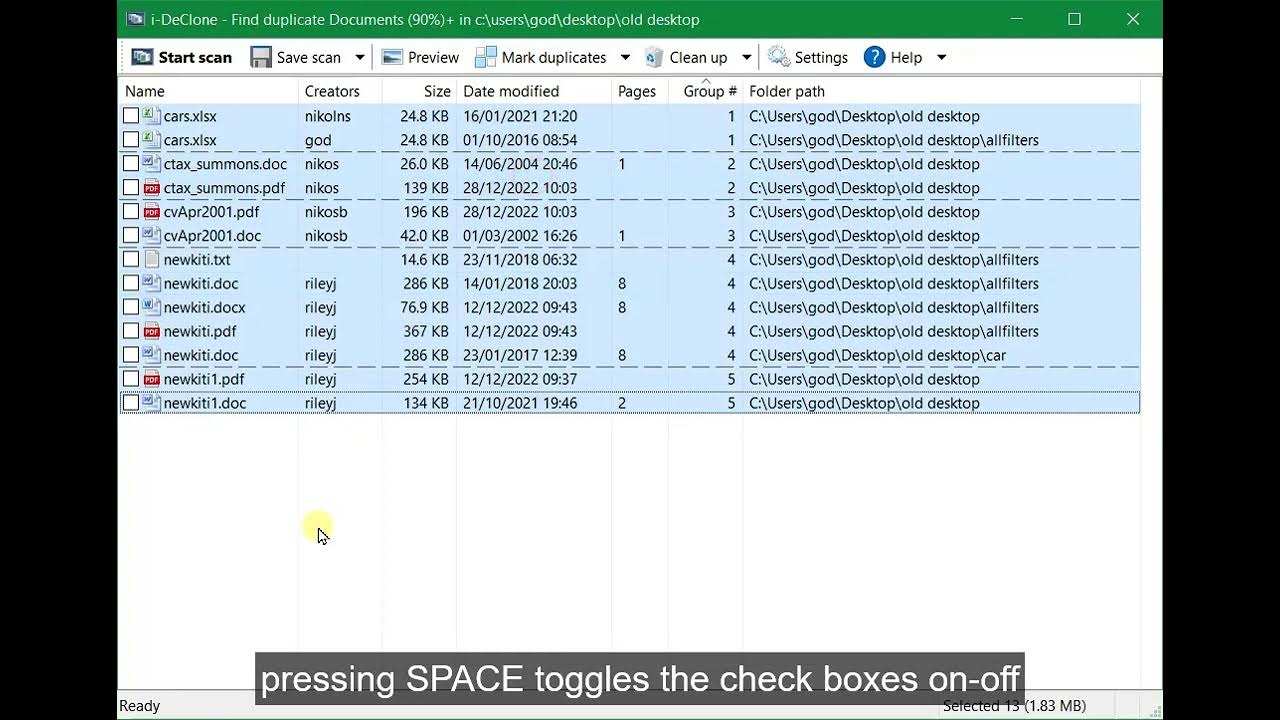 How to mark for cleanup using mixed types - YouTube