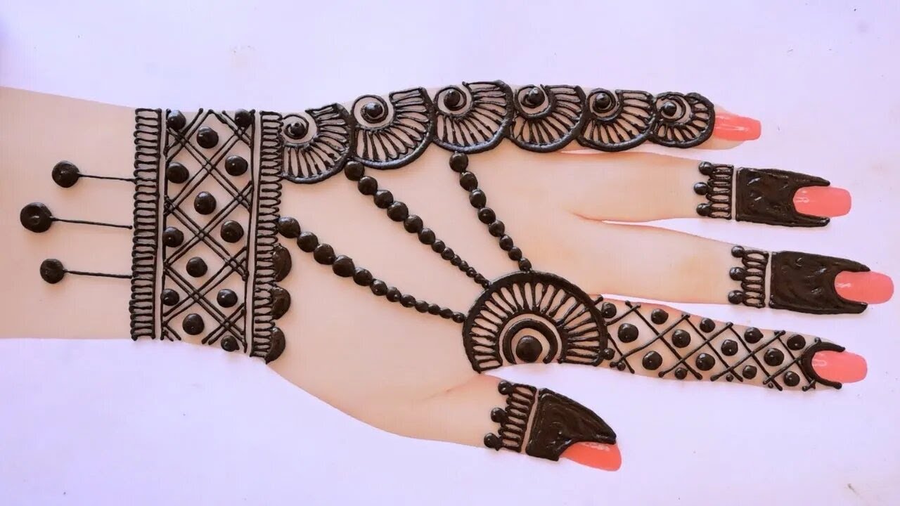 Chhath puja special full front hand mehndi design | simple mehndi ...