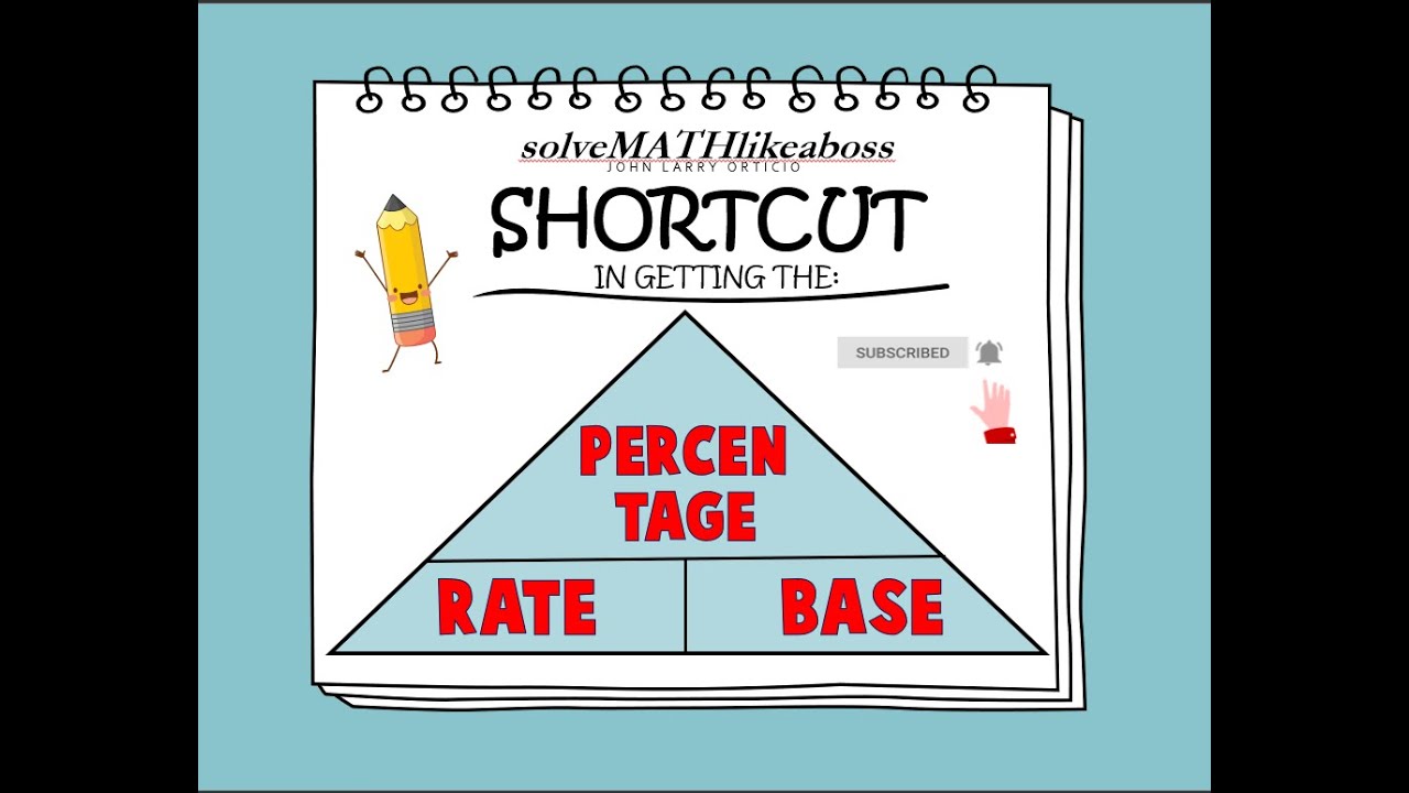 PRB | PERCENTAGE, RATE, & BASE | SHORTCUT - YouTube
