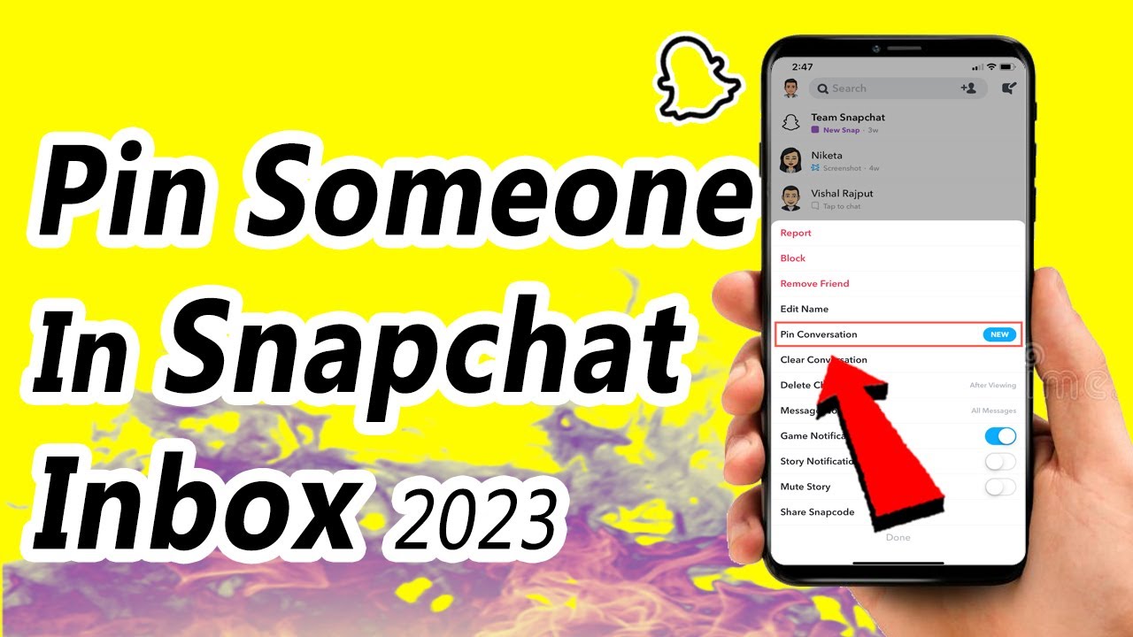 How to Pin Someone on Snapchat in Android/iPhone || New Feature Pin ...