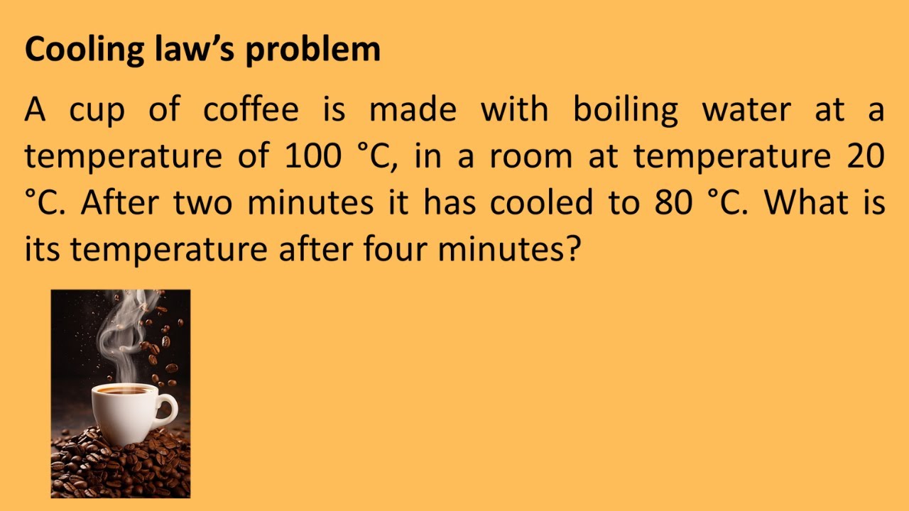 Newton's Law of Cooling Calculus, Example Problems, Differential ...