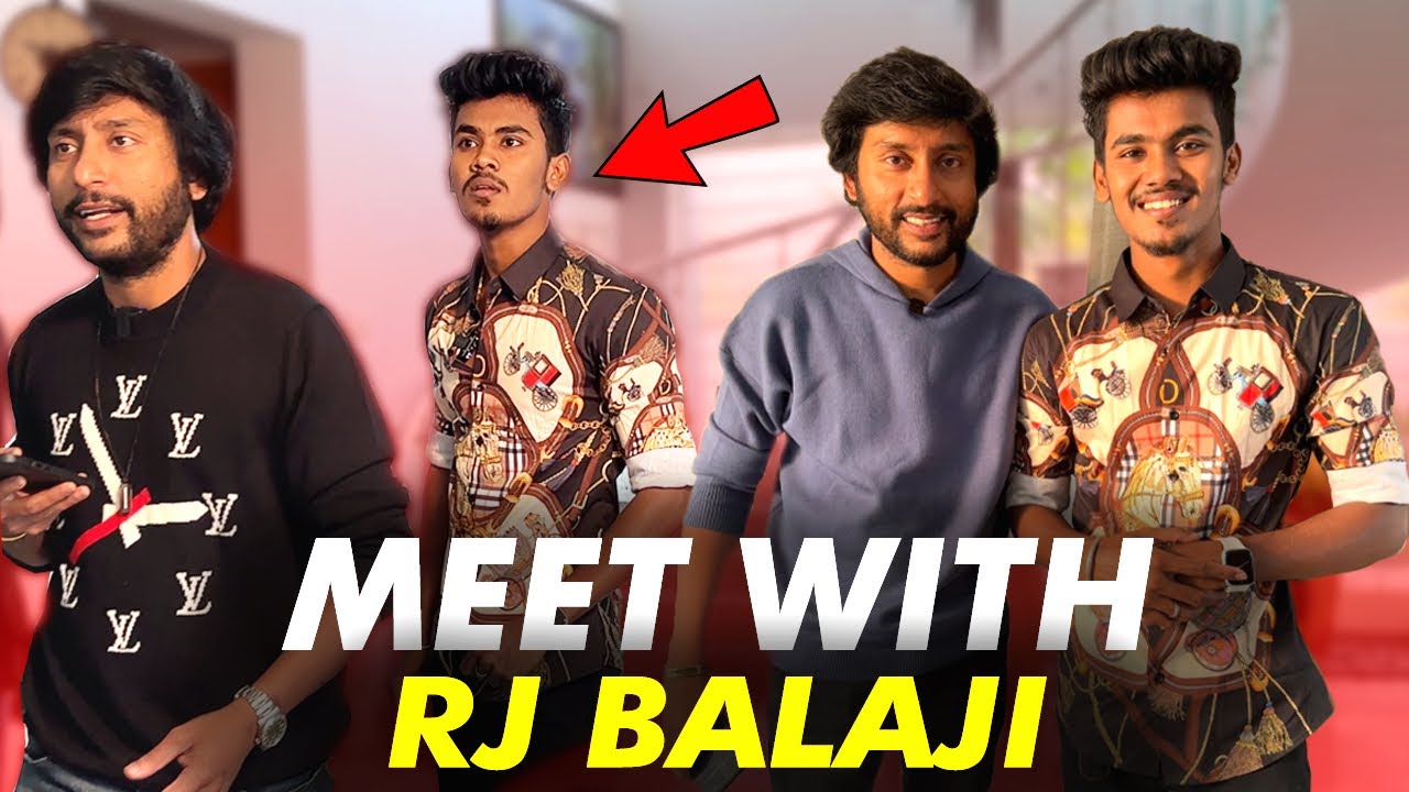 Meet with RJ Balaji Anna | Mabu Crush | Vlog - YouTube