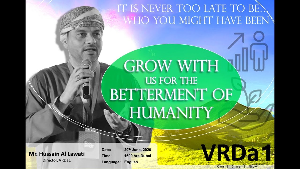 Grow with Us for the Betterment of Humanity!! - YouTube
